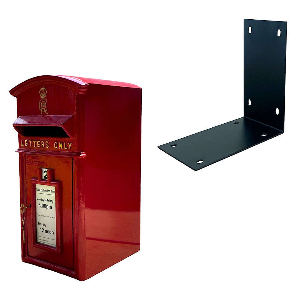 Royal CR III Letters Only Mailbox in Red Cast Iron – Wall Mounted or ...