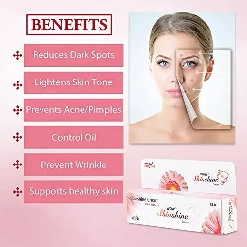 WOW Skin shine face cream 15g (Pack of 2) | eBay