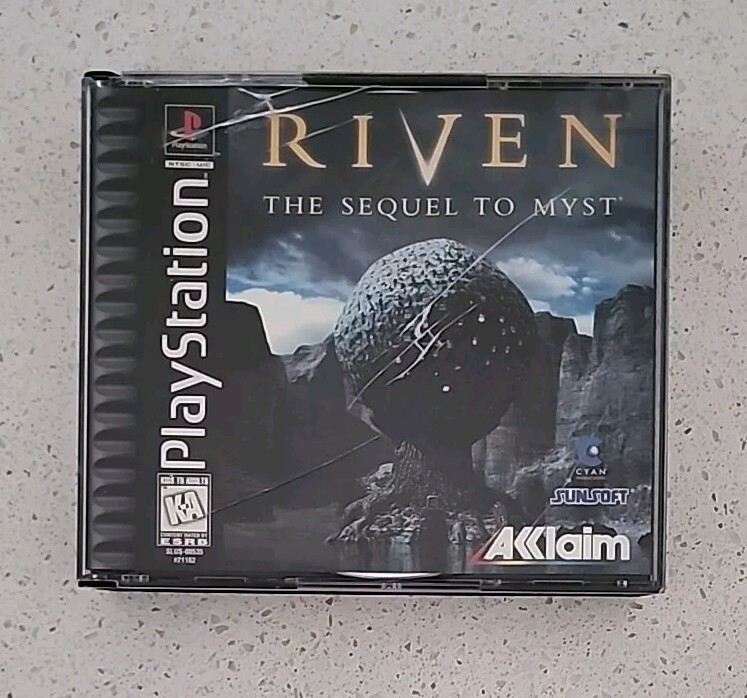Riven: The Sequel to Myst PS1 (Sony PlayStation 1 1997) 5 Discs ...