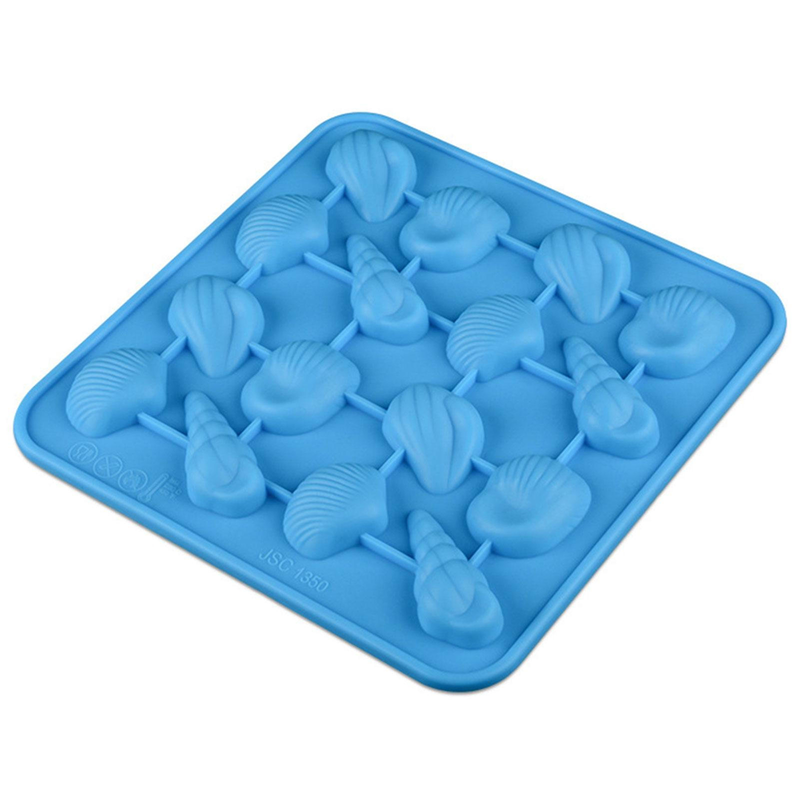 Seashell Mold 16 Cavity Marine Theme Seashell Conch Chocolate DIY Molds ...