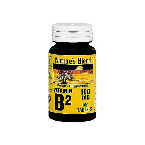 Nature's Blend Vitamin B2 100mg Dietary Supplement Gluten Free 100ct Pack of 6 79854201956| eBay