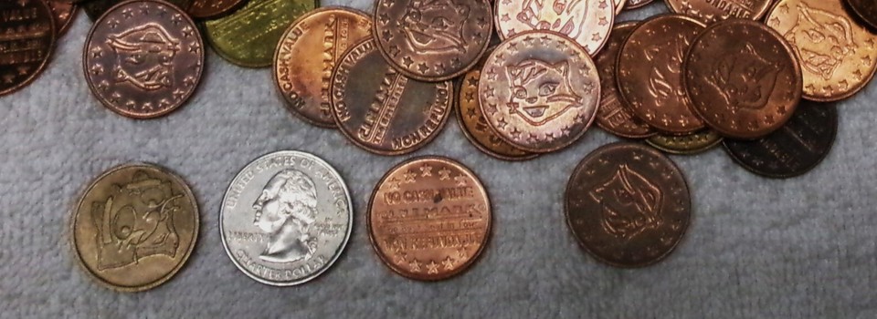 ** LOT of FIVE (5) different - CINEMARK MOVIE TOKENS - Great Starter ...