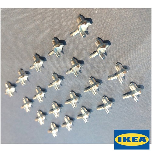 IKEA ORIGINAL - BILLY SHELF SUPPORT PINS / FIXINGS - REF: 131372 * 20 ...