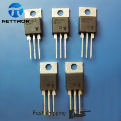 5pcs Triac Q8025L6 , 800V, 25A, 1.3V, New TO-220 | eBay