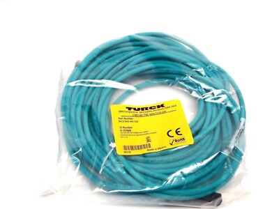 Turck RKCD RJ45 440-15M U-32888 Hybrid Network to 4 Female End Cordset ...