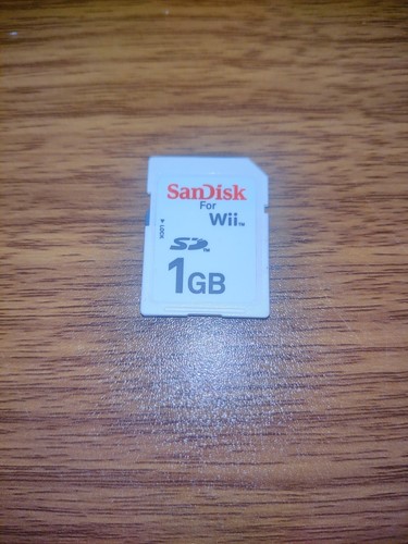 SanDisk 1GB SD Memory Card for Nintendo Wii Tested Formated | eBay