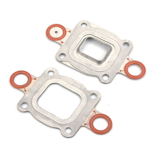 2PCS Exhaust Elbow Riser Dry Joint Gasket Restricted Flow For ...