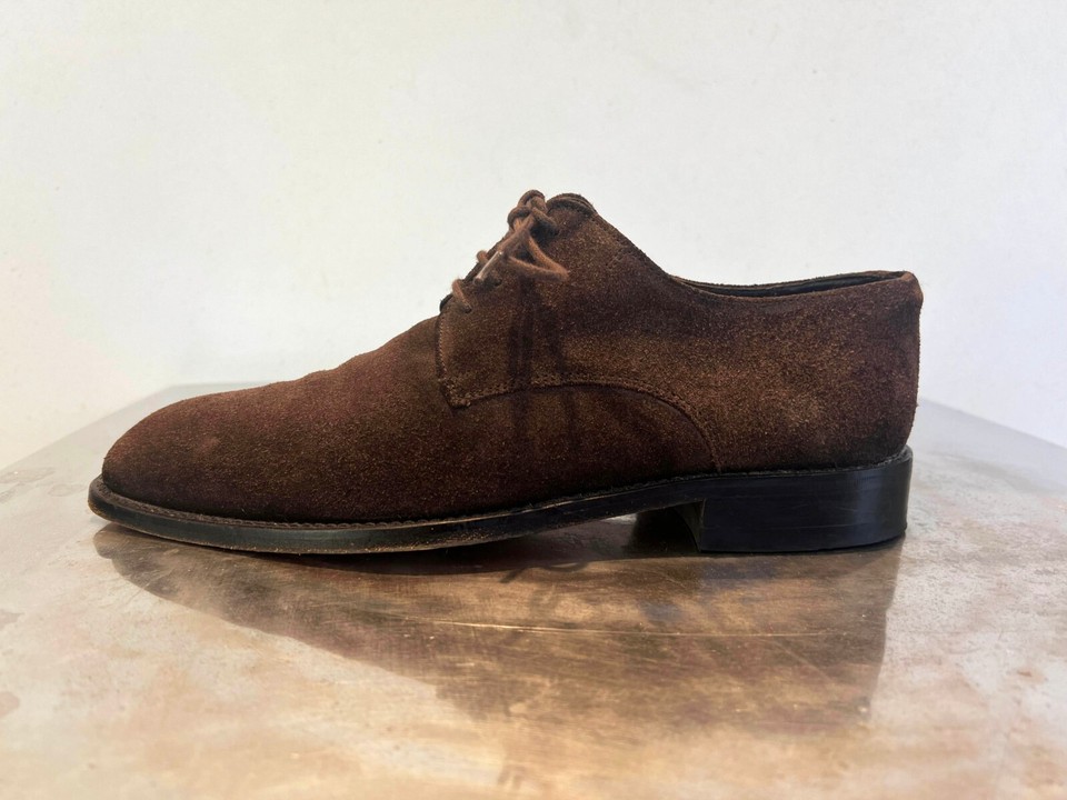 Muratti Florintino Mens Suede Brown Derby Lace Shoes US Size 8/EU 41 | eBay