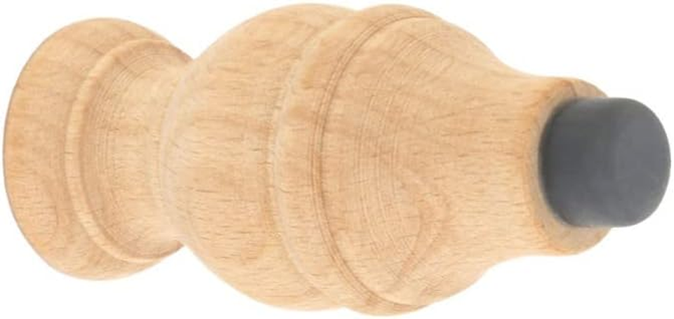 Door Stoppers 3 5/8 In. Wall Mount Victorian Unfinished Wooden Door ...