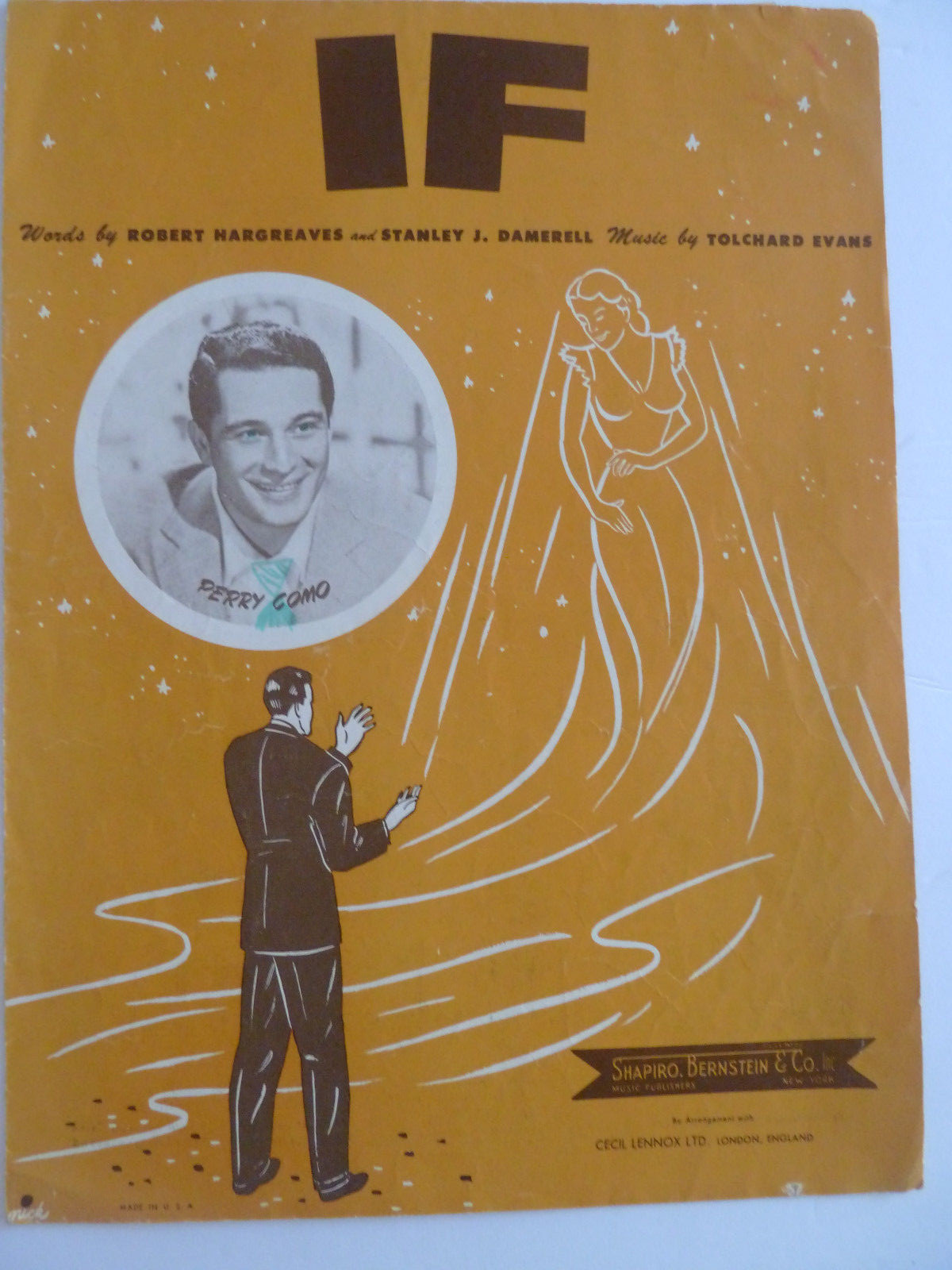 If - 1950 Sheet Music by Robert Hargreaves and Stanley Damerell | eBay