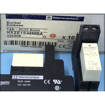 2PCS RSB RSB2A080P7 8A 250VDC Power Relay with RSZE1S48M socket | eBay