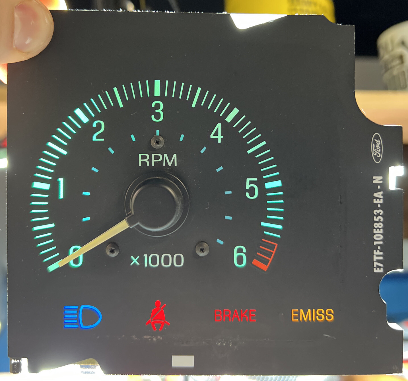 1987 1991 F150 F250 F350 Bronco Tachometer E7TF-10E853-EA - N | eBay
