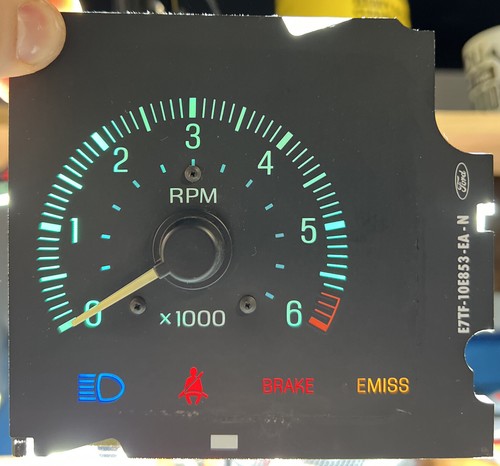 1987 1991 F150 F250 F350 Bronco Tachometer E7TF-10E853-EA - N | eBay