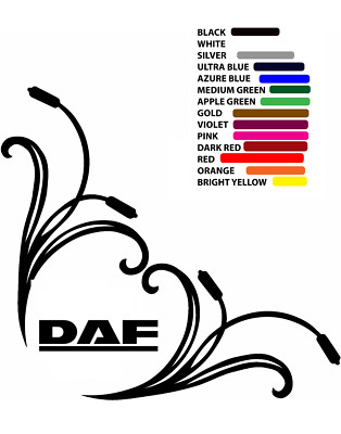 DAF Truck Stickers Daf Axle Style Truck Cab Window Stickers (pair) Any ...