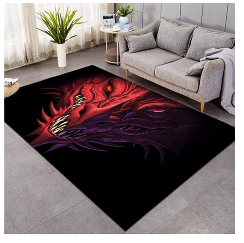 Exotic Red Dragon Phoenix Mat Rug Rug Carpet 120x180CM | eBay Australia