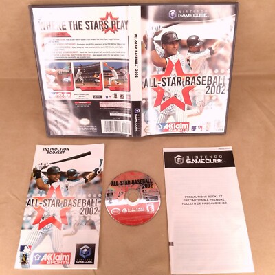 Nintendo Gamecube All-Star Baseball 2002, Complete with Manuals, Tested ...