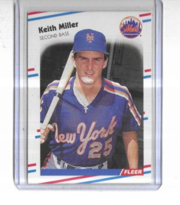1988 Fleer #144 Keith Miller New York Mets | eBay