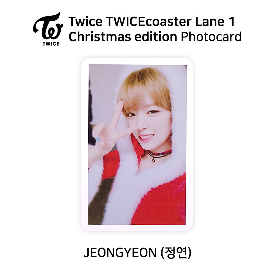 TWICE 3rd Mini Album TWICEcoaster Lane 1 Christmas Edition Photocard Postcard | eBay