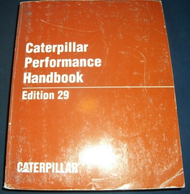 Manuals & Books - Cat Caterpillar Performance Handbook Edition