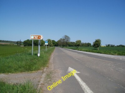 Photo 6x4 Old A92 near Barry Mill The A92 has been dualled and lies to ...