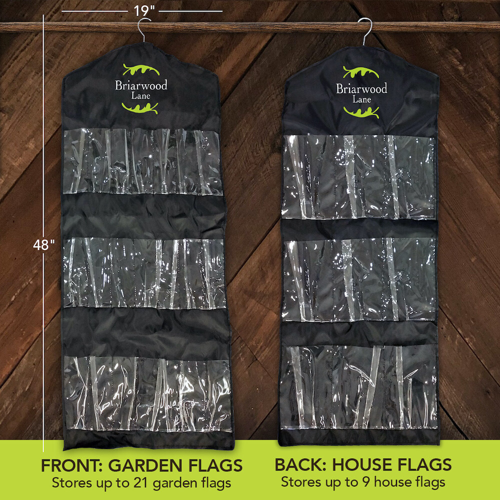 Decorative Flag Organizer for House Flags and Garden Flags Briarwood ...