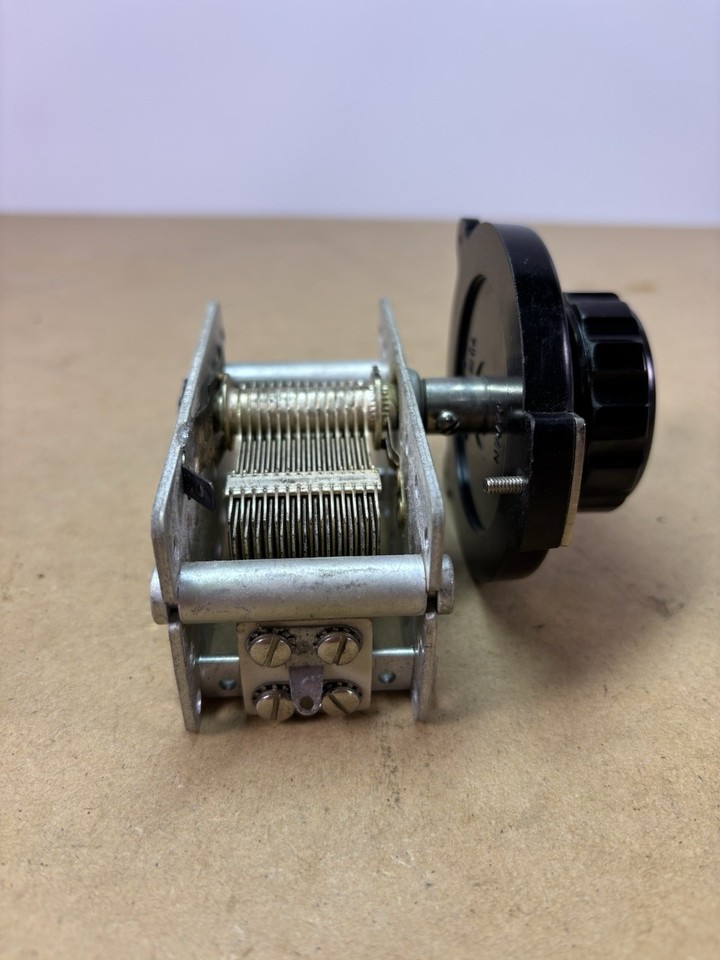 Vintage NOS R/C Company Variable Capacitor w Vernier Dial Knob for Ham ...