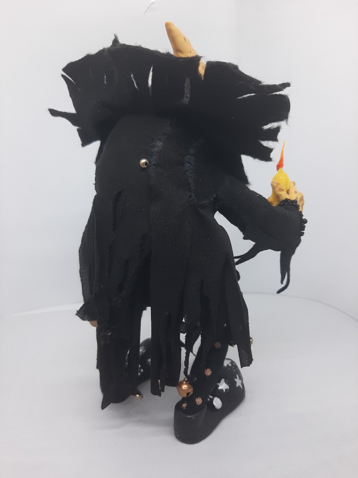 Handmade Art Doll "October Moon Troll" – Halloween Folk Primitive ...