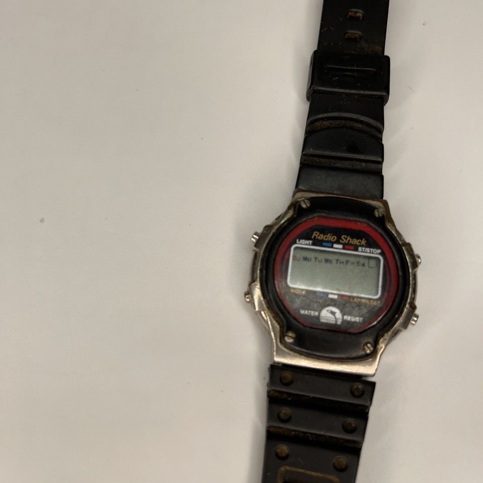 Tandy Radio Shack Cat. 63-5033 Chronograph Water Resist Watch- SELLING ...