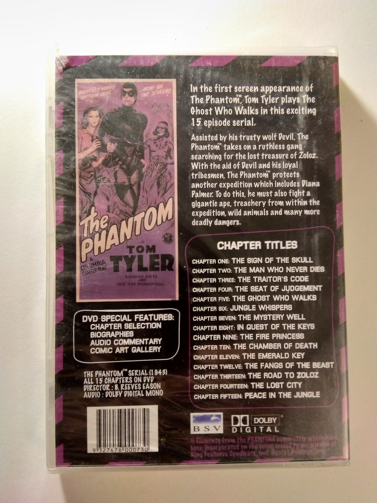 The Phantom Serial (DVD, 1943) 9327478000730 | eBay Australia