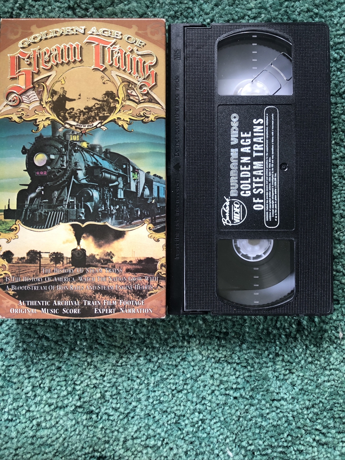 Golden+Age+of+Steam+Trains+VHS+Movie+Video+Archival+Railroad+Film ...