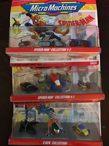 Micro Machines Marvel Comics X-Men and Spider-Man Set of 3 | eBay