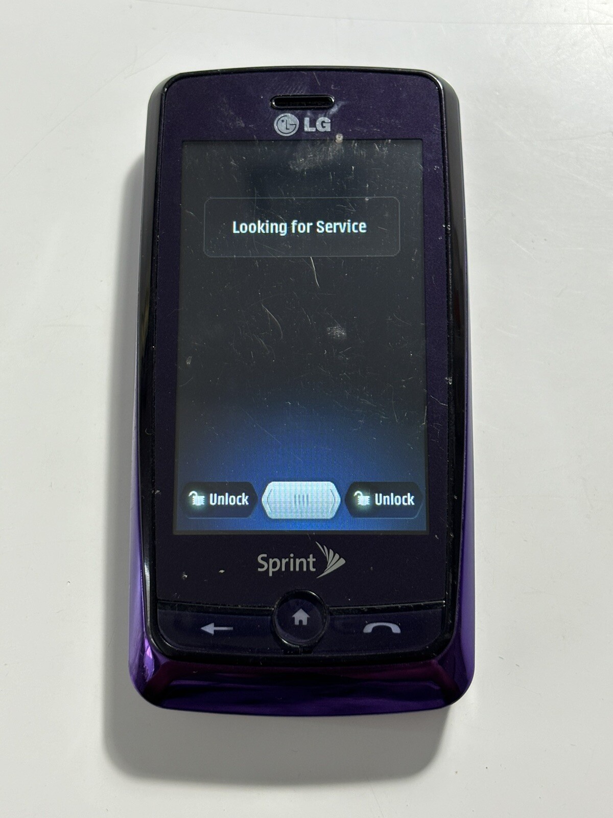 LG Rumor Touch LN510 - Purple (Sprint) Cellular Phone for sale online ...