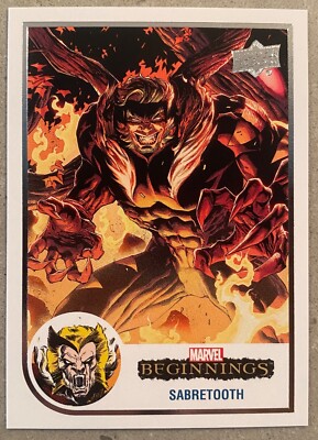 Marvel Beginnings First Appearance SABRETOOTH | eBay