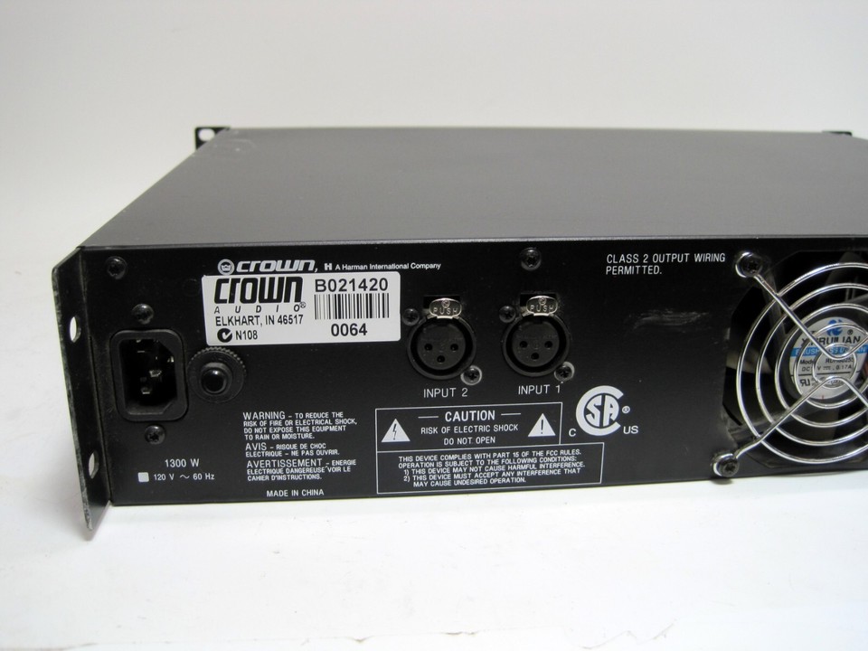 Crown XLS 202 PowerAmp Rack Mountable Amplifier 2 Channel | eBay