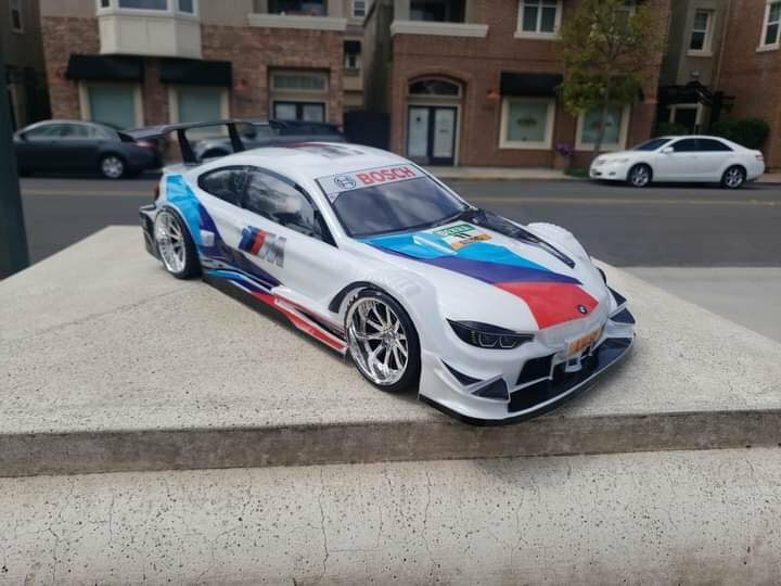 1:10 RC Clear Lexan Body Shell BMW DTM with "M" decals 190mm suit ...