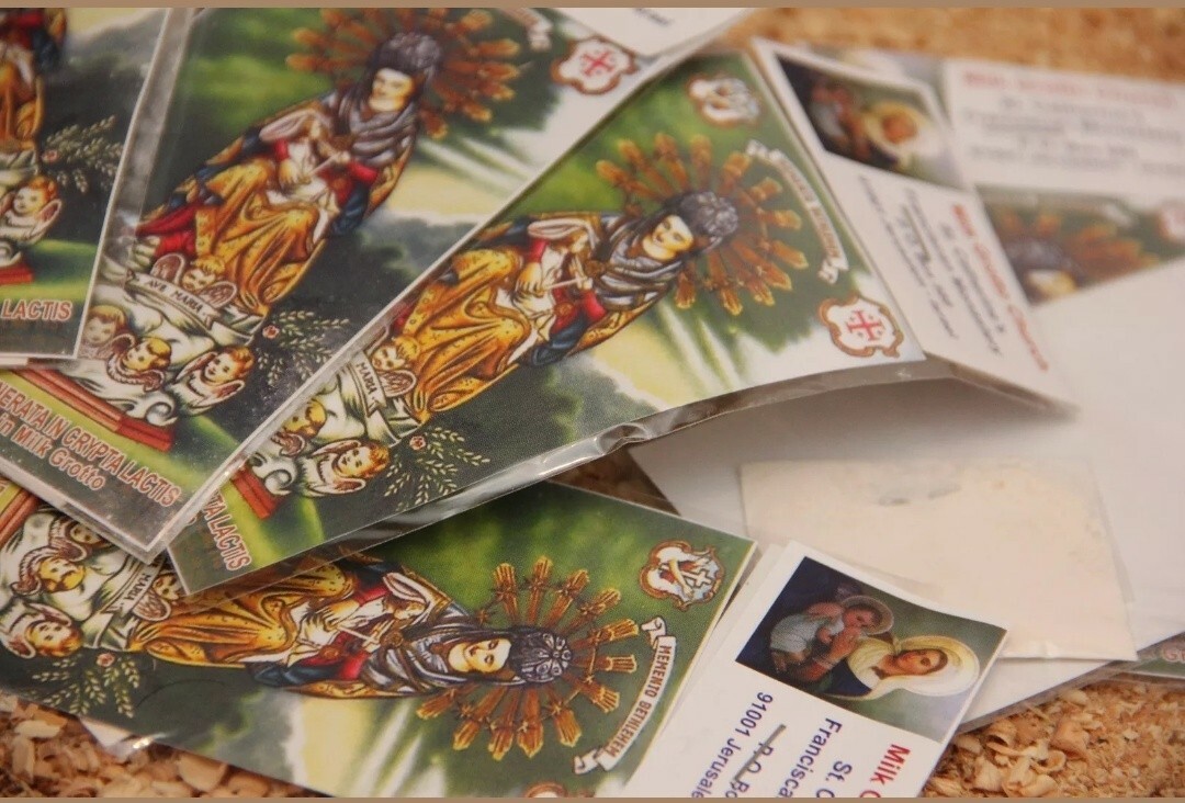 Milk Grotto Holy Land Rock Powder, authentic from Milk Grotto Bethlehem ...