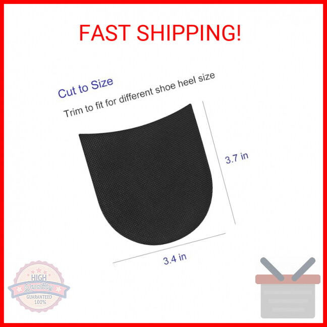 Shoe Repair Rubber Heels - Boot Heel Replacement 1/4 Inch (6.5mm) Thick ...