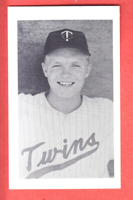 1962 NATIONAL PRESS GLOSSY POSTCARD JOE BONIKOWSKI ROOKIE TWINS NM | eBay