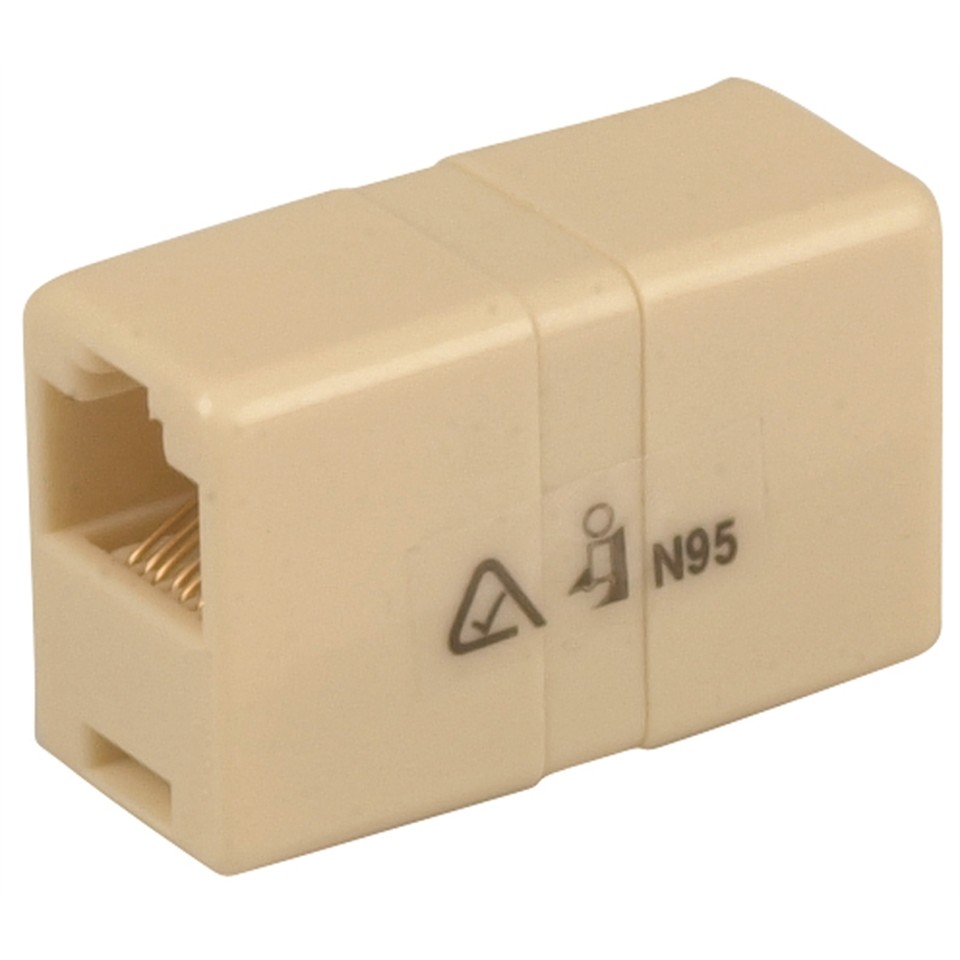 Jackson MODULAR TELEPHONE ADAPTOR JOINER 2-RJ45 for Voice Connection ...