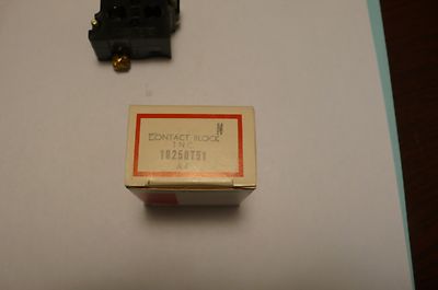 EATON CUTLER HAMMER 10250T51 CONTACT BLOCK SERIES A4 | eBay