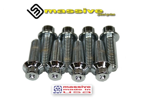 Front Timing Cover Bolt Kit Show Chrome Polished Chevy LS LS1 LS6 LS2 ...