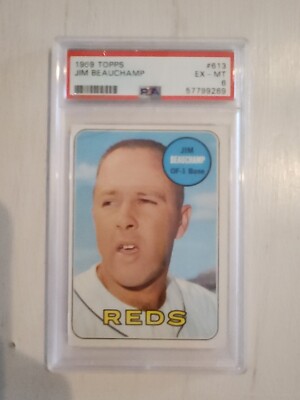 1969 Topps Set-Break #613 Jim Beauchamp PSA 6 EX-MT Cincinnati Reds | eBay