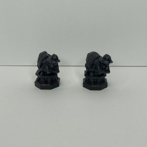 2x Harry Potter Wizards Chess Game Replacement Pieces 2002 Black Pawn ...
