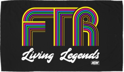 FTR Living Legends AEW All Eite Wrestling Sublimated Flag 60" x 35" | eBay