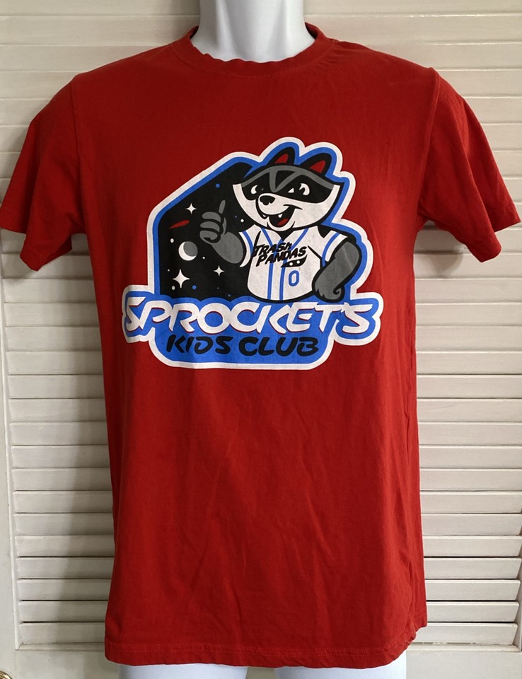 Adult MiLB Rocket City Trash Pandas T-Shirt, Small, Sprockets Kids Club ...