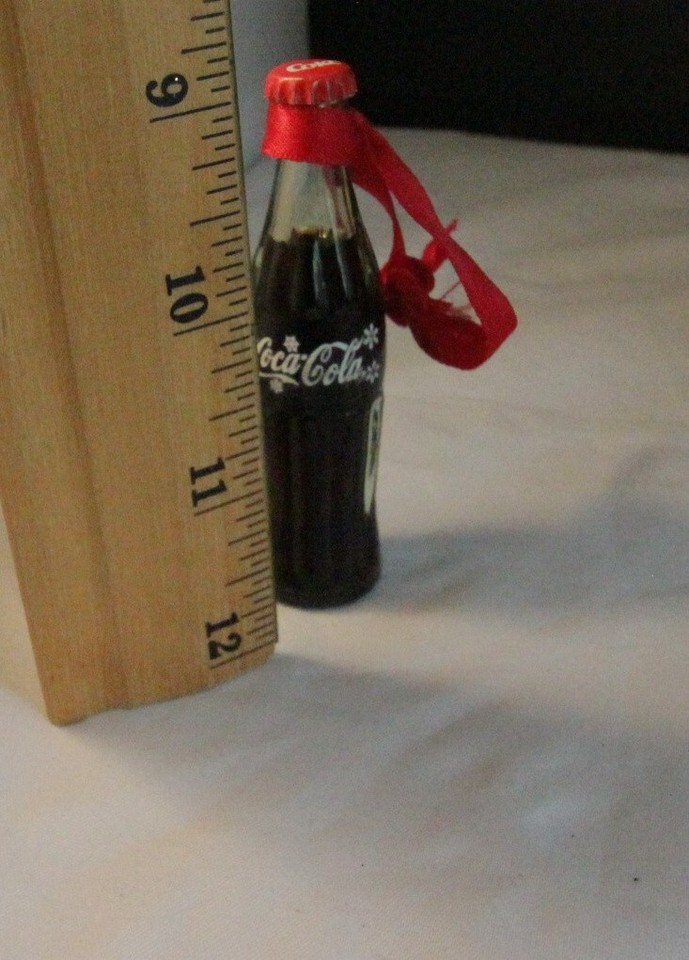 Real Coca Cola Glass Bottle Ornament 2007 | eBay