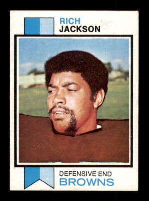 1973 Topps #129 Rich Jackson EXMT/NM Browns 239119 | eBay