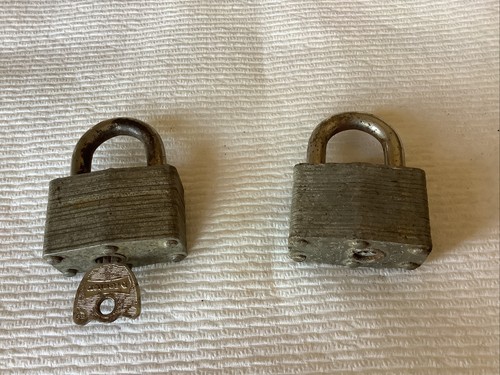 Old Master Locks one has key and opens | eBay