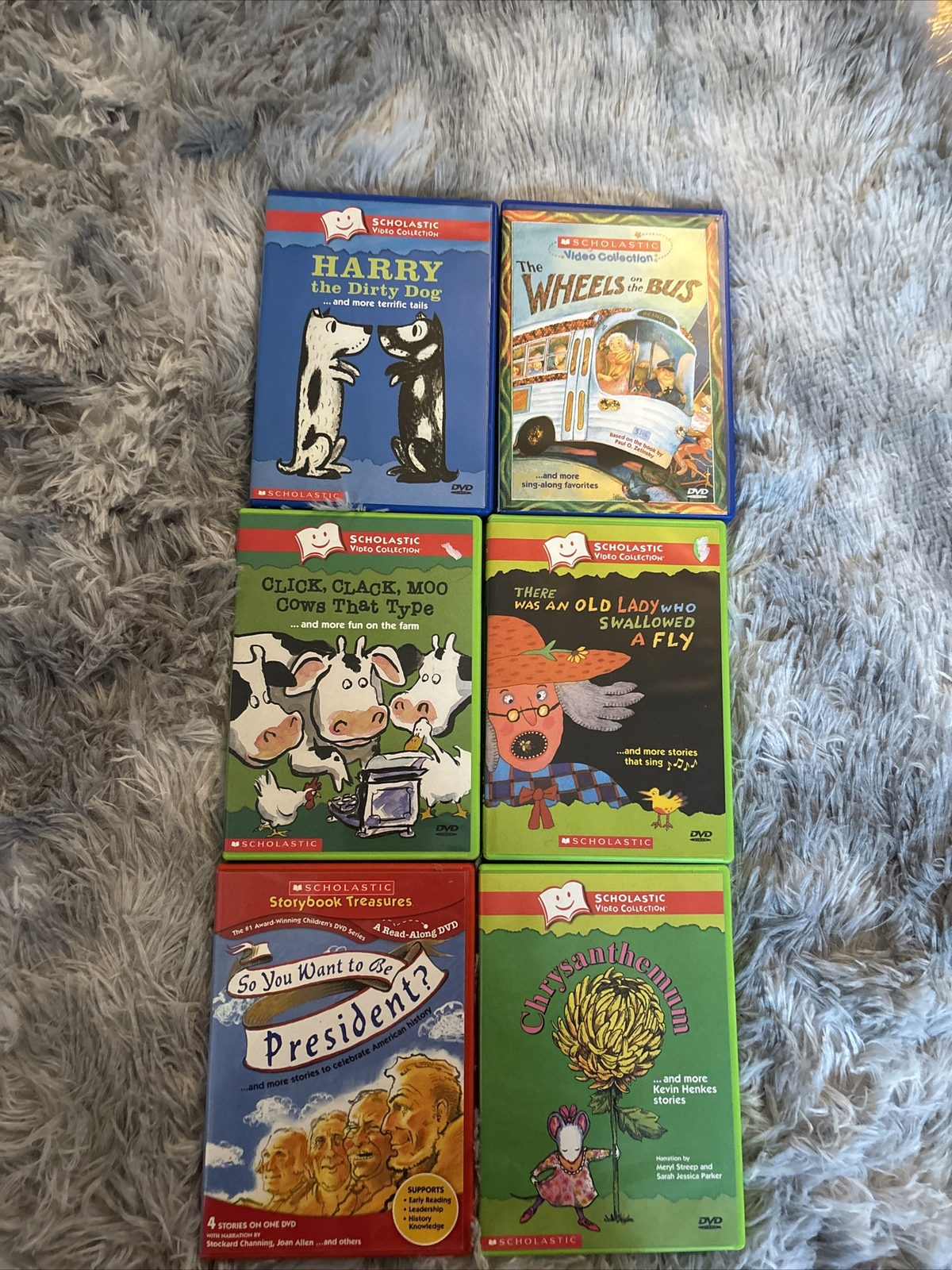 Lot Of 6 Scholastic video collection DVDs Preowned | eBay