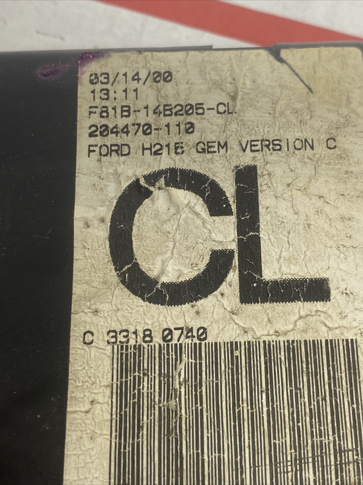 1999 2000 Ford F650 GEM Body Control Module F81B-14B205-CL | eBay